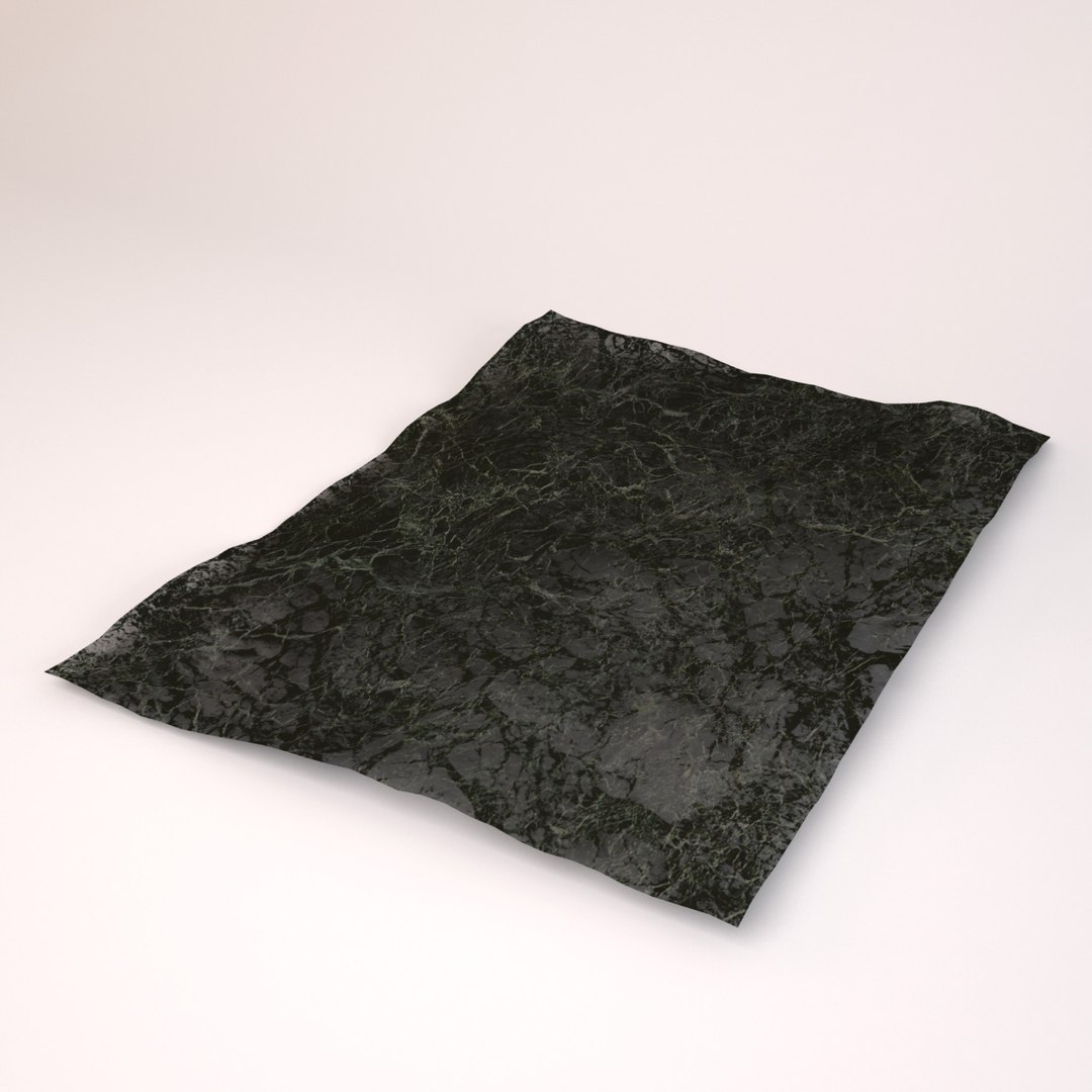 Nori Roasted Seaweed Paper 3d Max