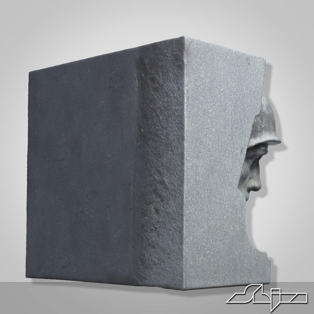 3ds Russian Soldier Sculpture