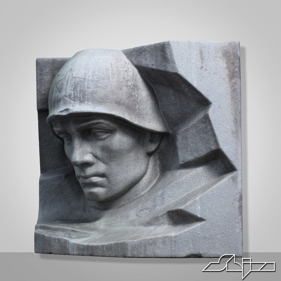 3ds Russian Soldier Sculpture