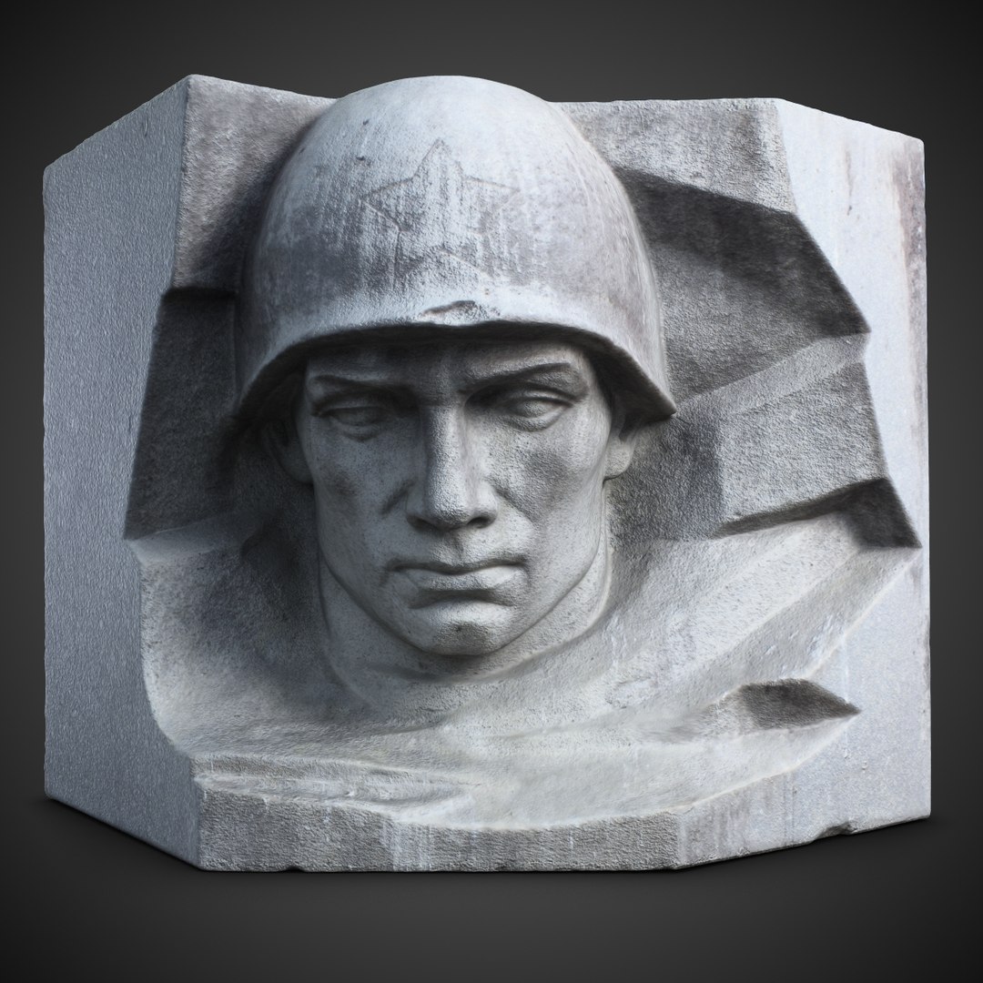 3ds Russian Soldier Sculpture
