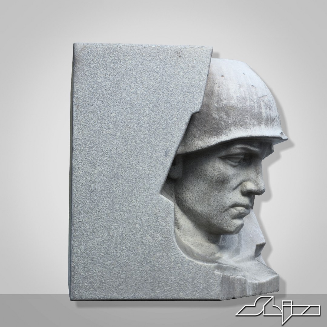 3ds Russian Soldier Sculpture