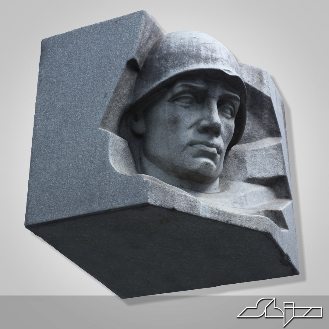 3ds Russian Soldier Sculpture