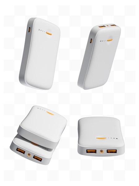 Portable charging treasure digital 3D model - TurboSquid 2026820