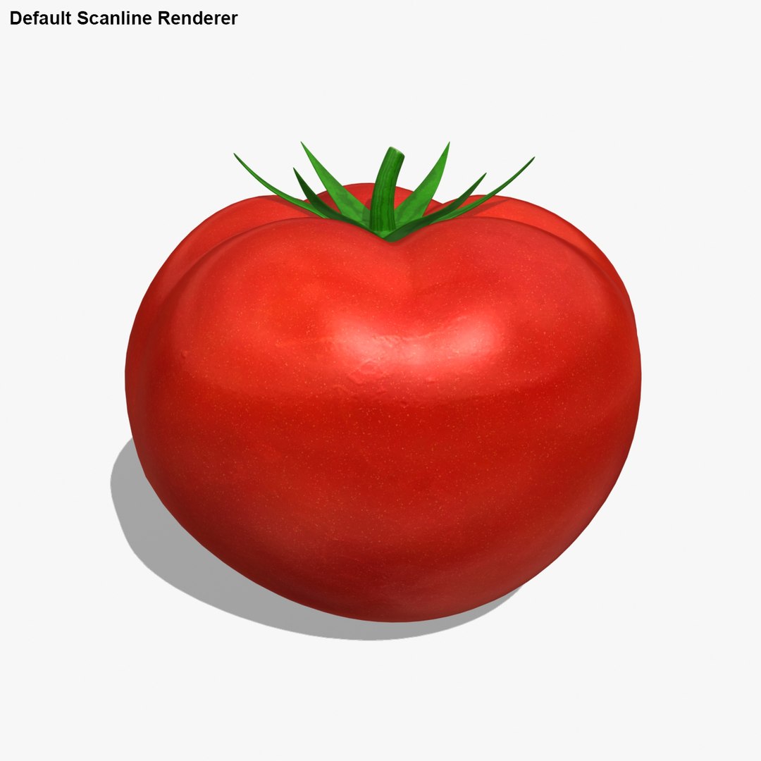 3ds max realistic tomato 02