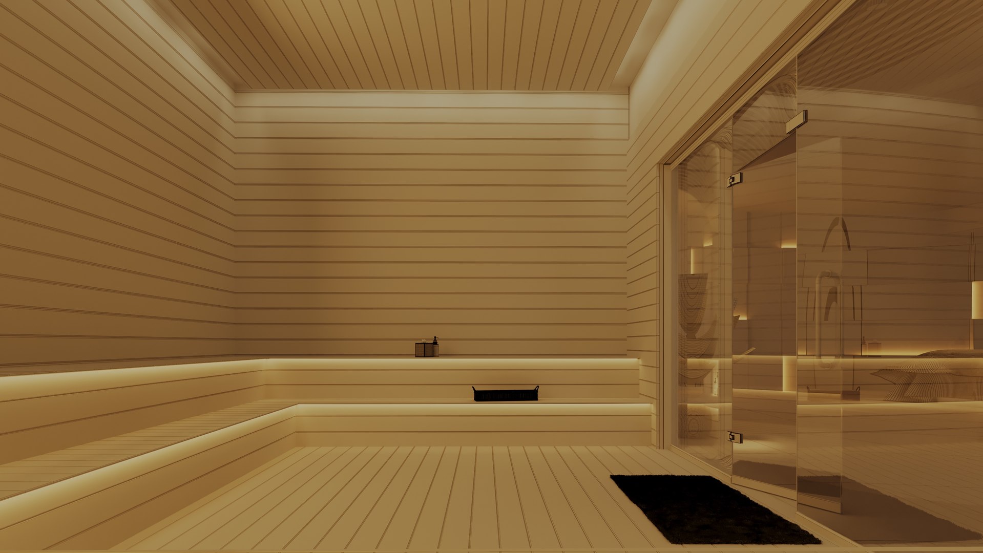 Sauna Bath And Spa Interior3d Model Model - TurboSquid 2267952
