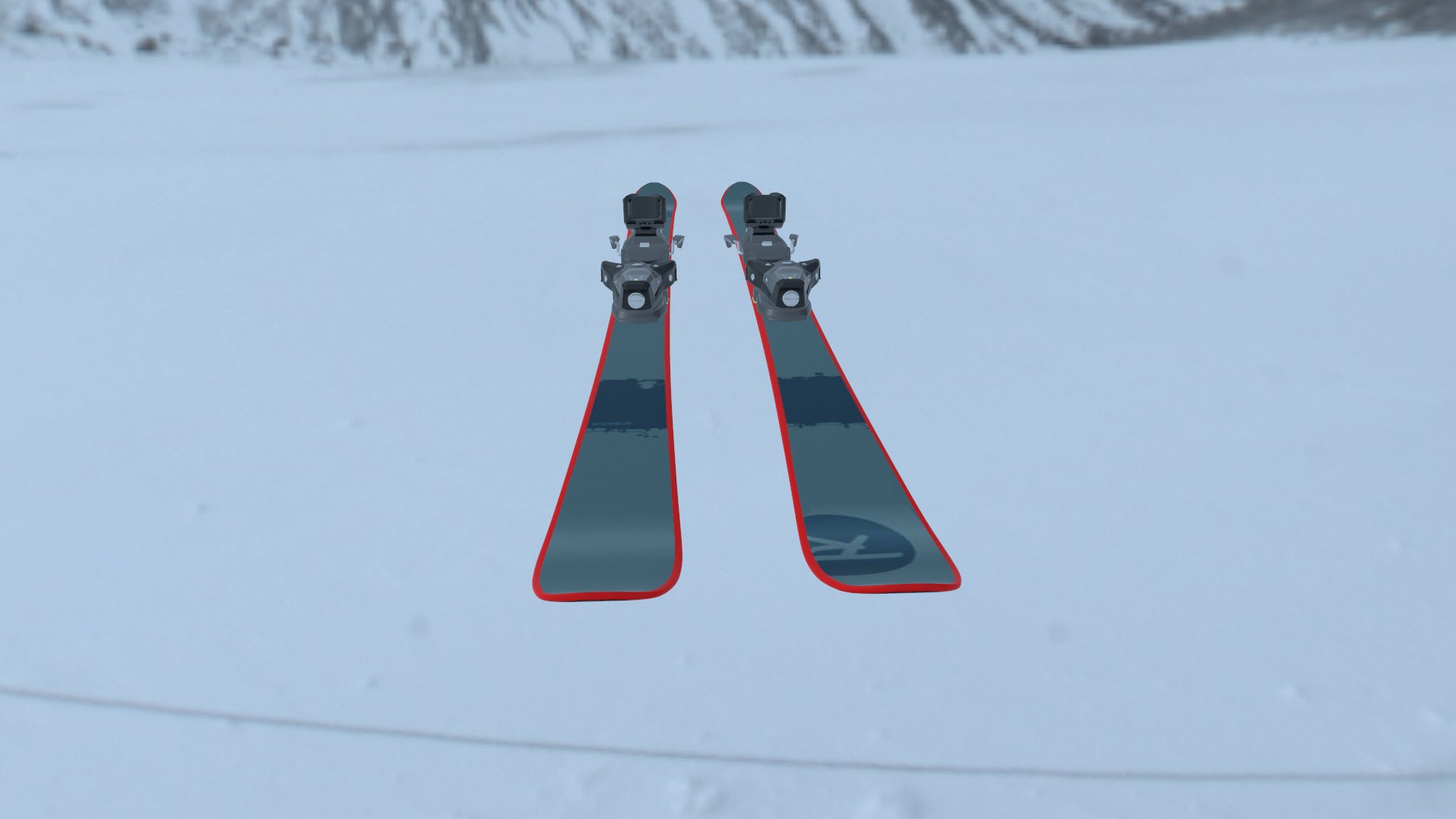 3D mountain skiing model - TurboSquid 1270773