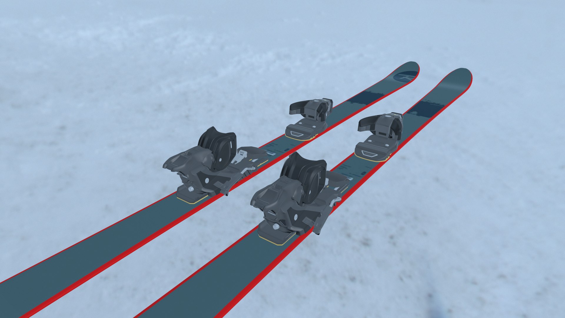 3D mountain skiing model - TurboSquid 1270773