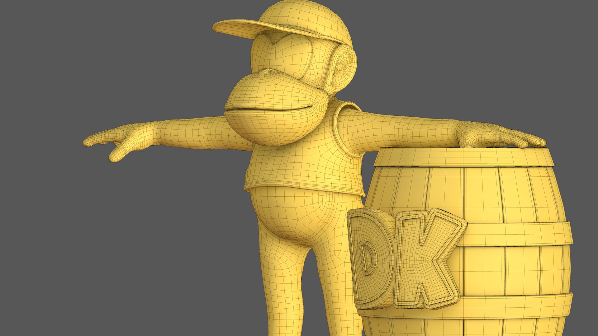3D Kong Character - Donkey - TurboSquid 1605726