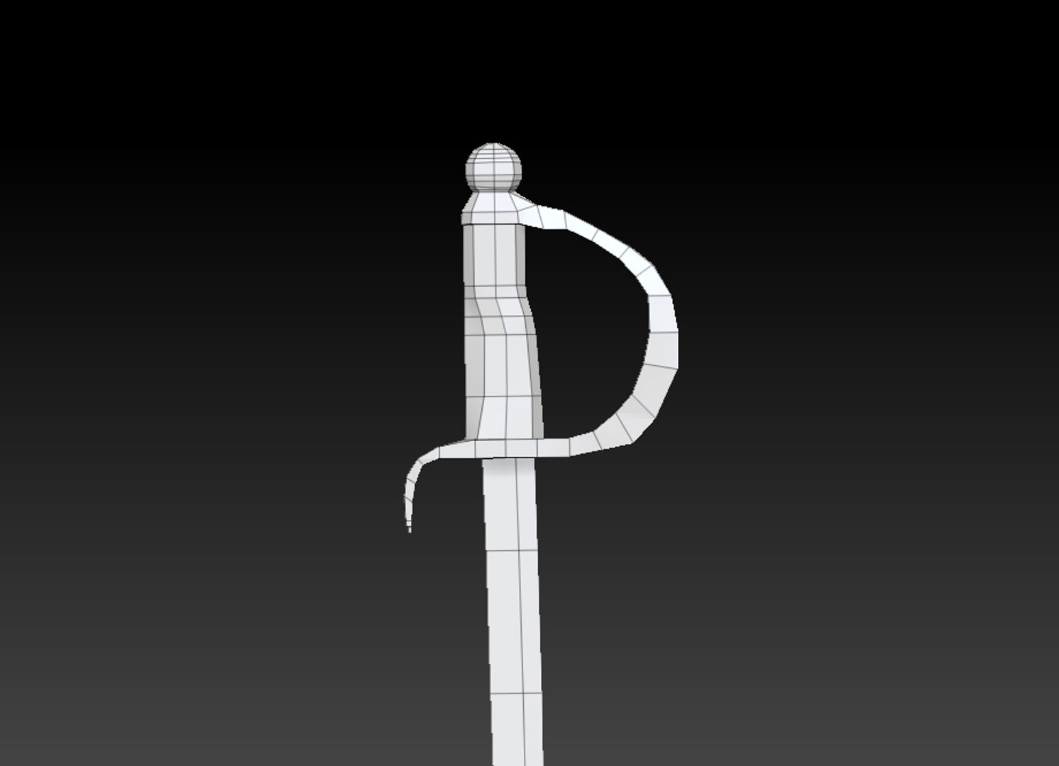 3d Sword Pirate Model