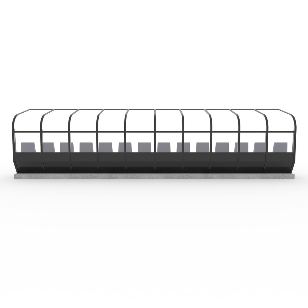 3D Soccer Bench 06 Model - TurboSquid 2365523
