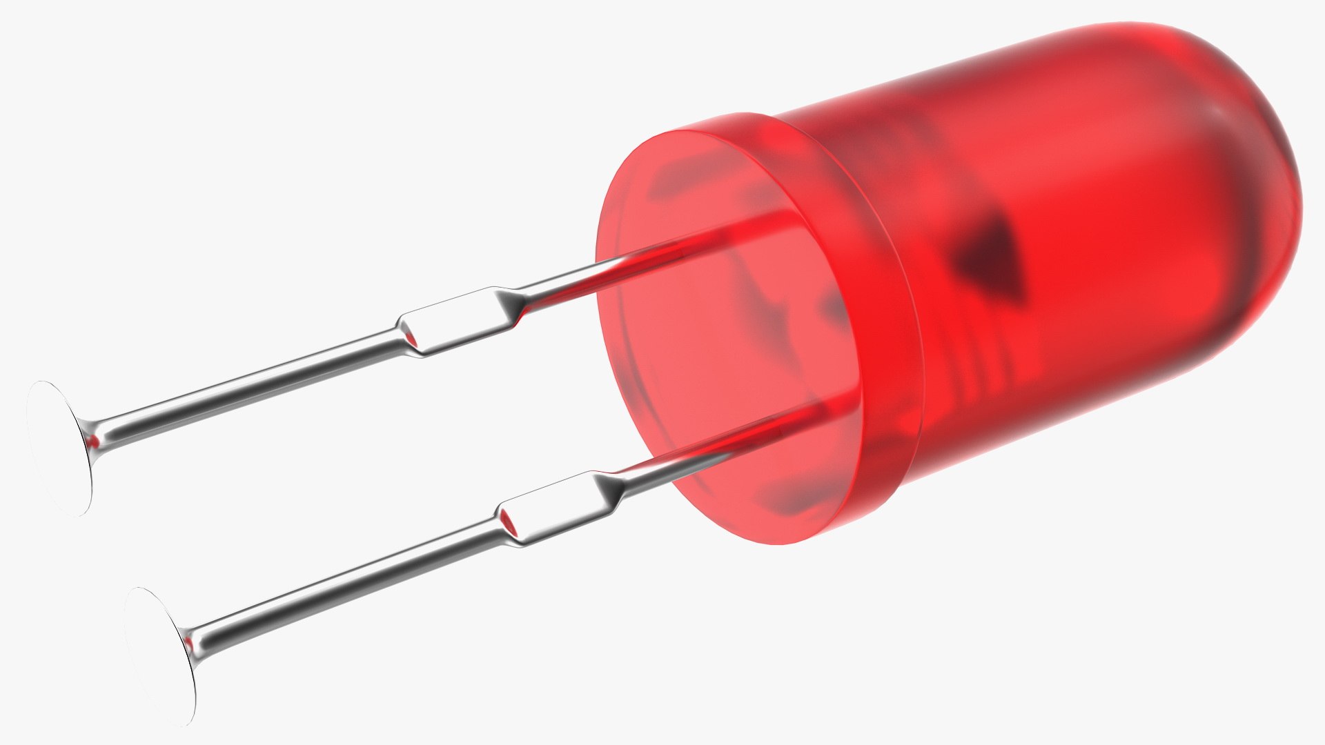 3D model Round Light Emitting Diode Soldered Set - TurboSquid 1734583