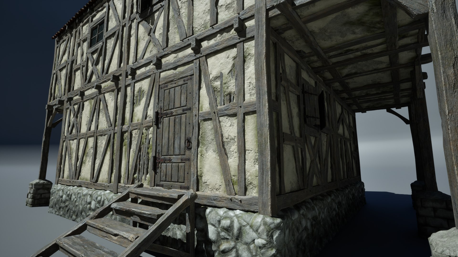 Medieval House 06 Game Ready 3D Model - TurboSquid 2247934