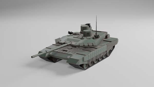 3D модель Низкополигональная модель T90 - TurboSquid 1796286