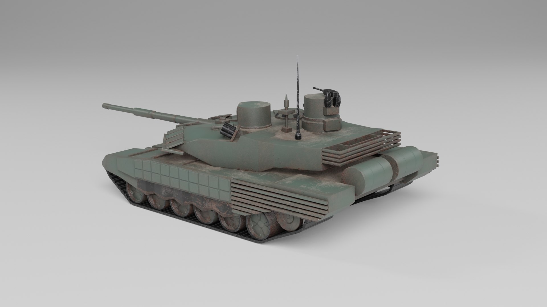 3D T90 low poly model - TurboSquid 1796286