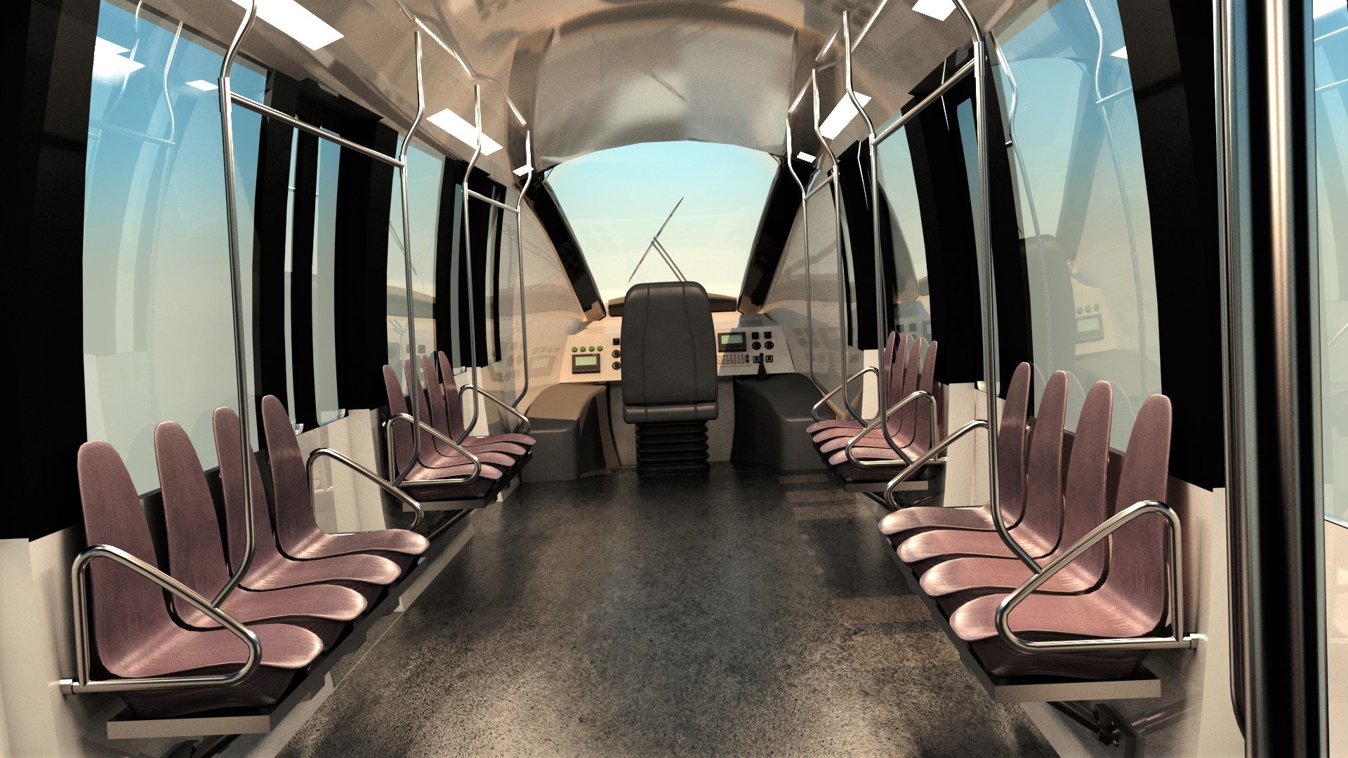 3D Monorail Model - TurboSquid 1878988