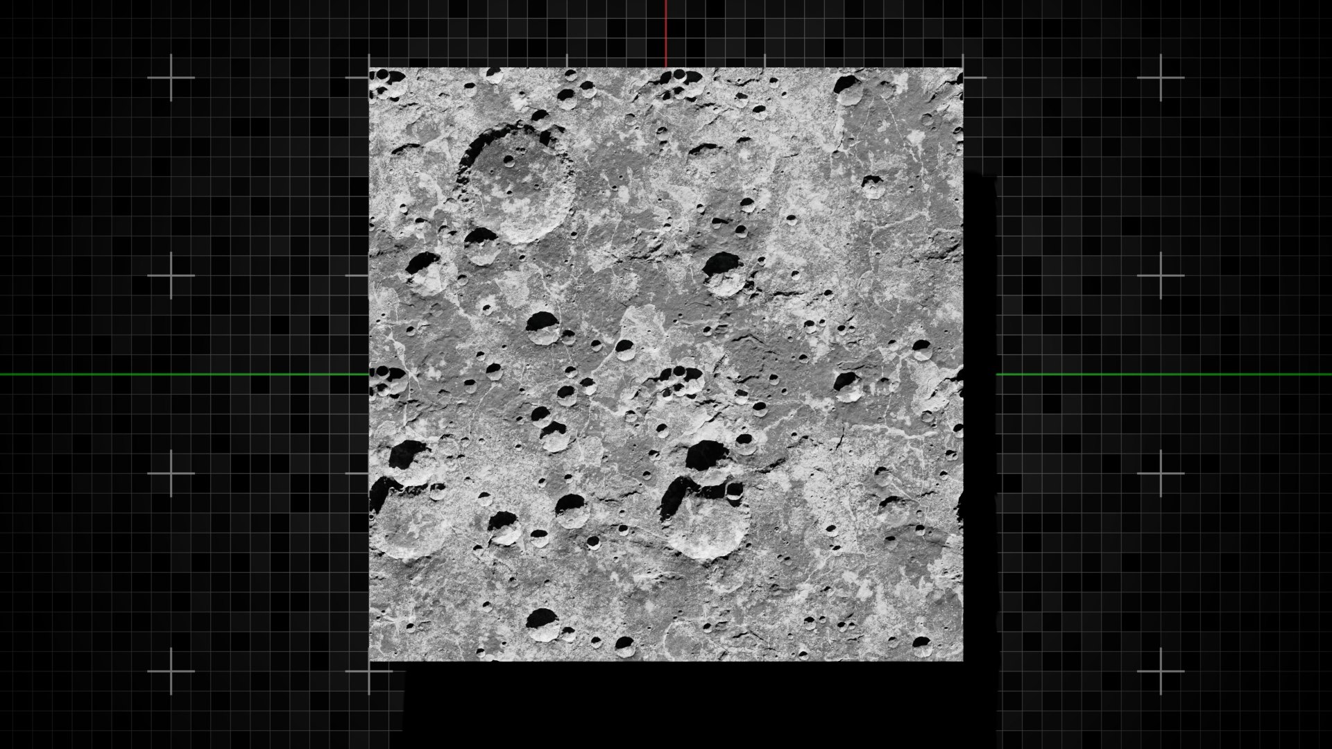 Moon Terrain Flat 1 3D - TurboSquid 2169682