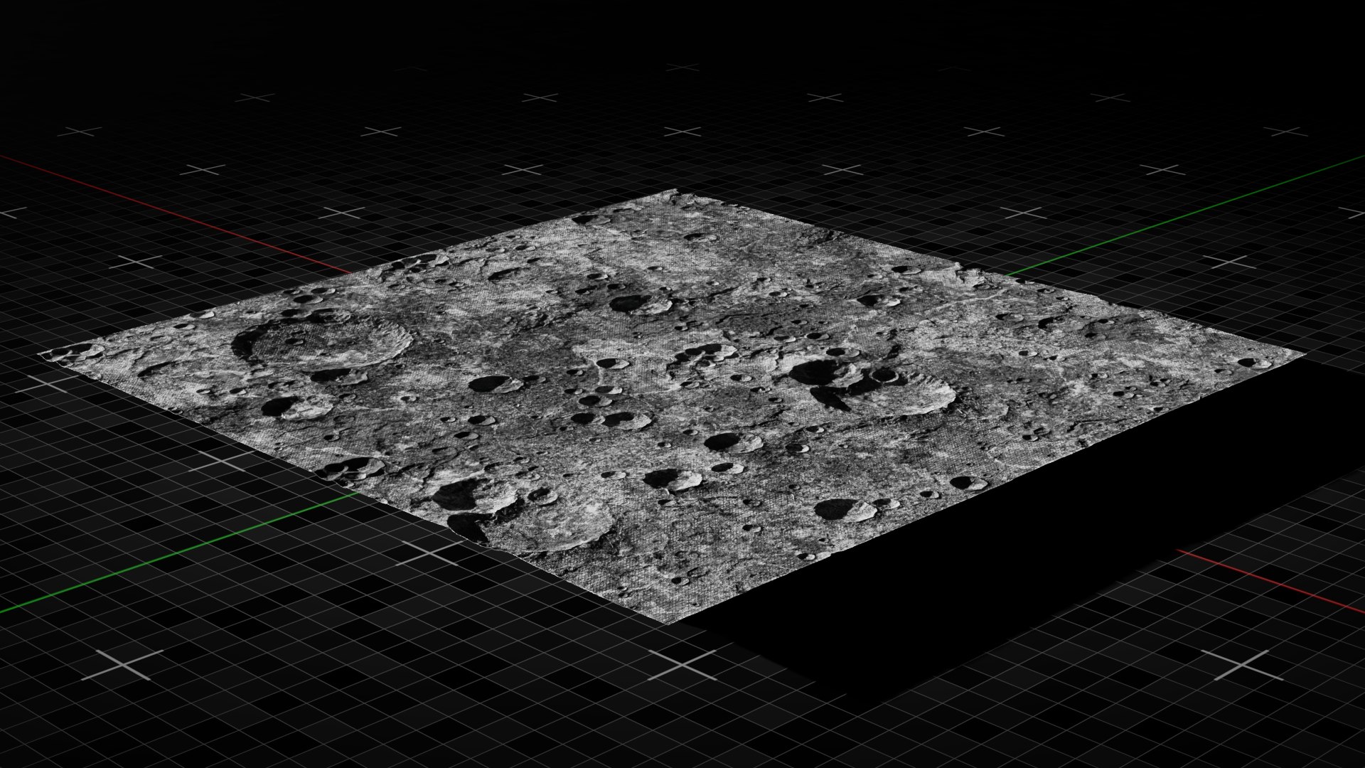 Moon Terrain Flat 1 3D - TurboSquid 2169682