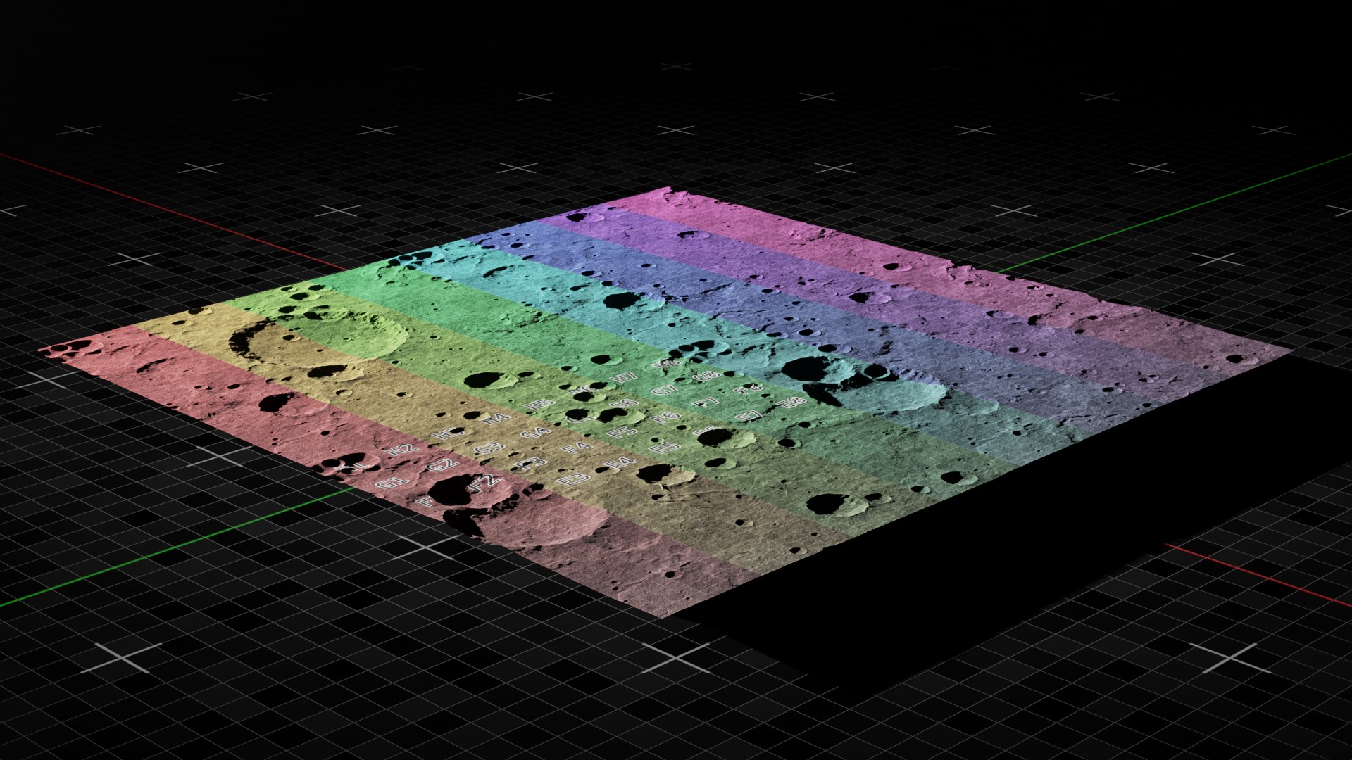 Moon Terrain Flat 1 3D - TurboSquid 2169682