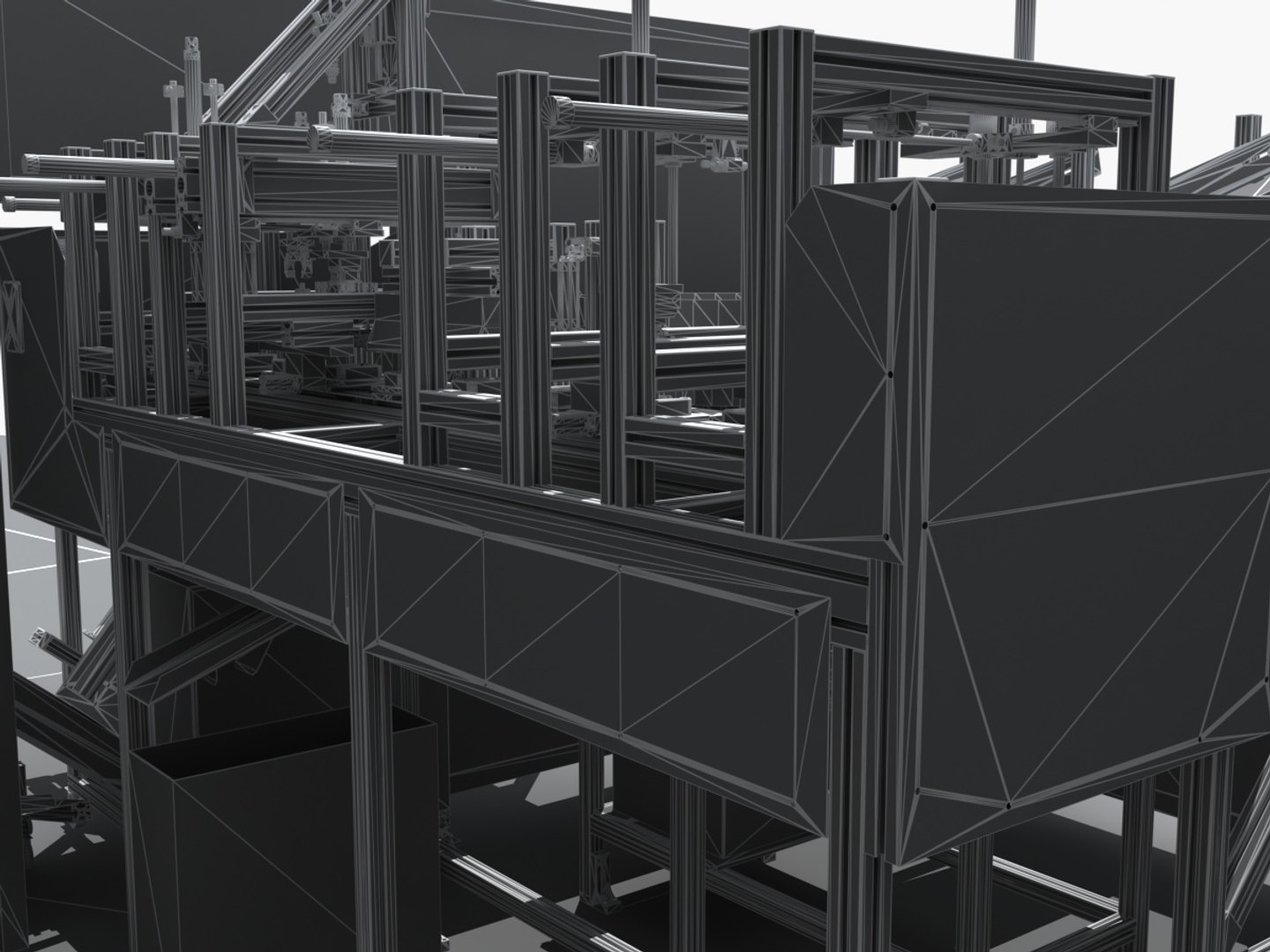 3D Industrial Equipment 37 - Automatic Assembly Line - TurboSquid 2163337