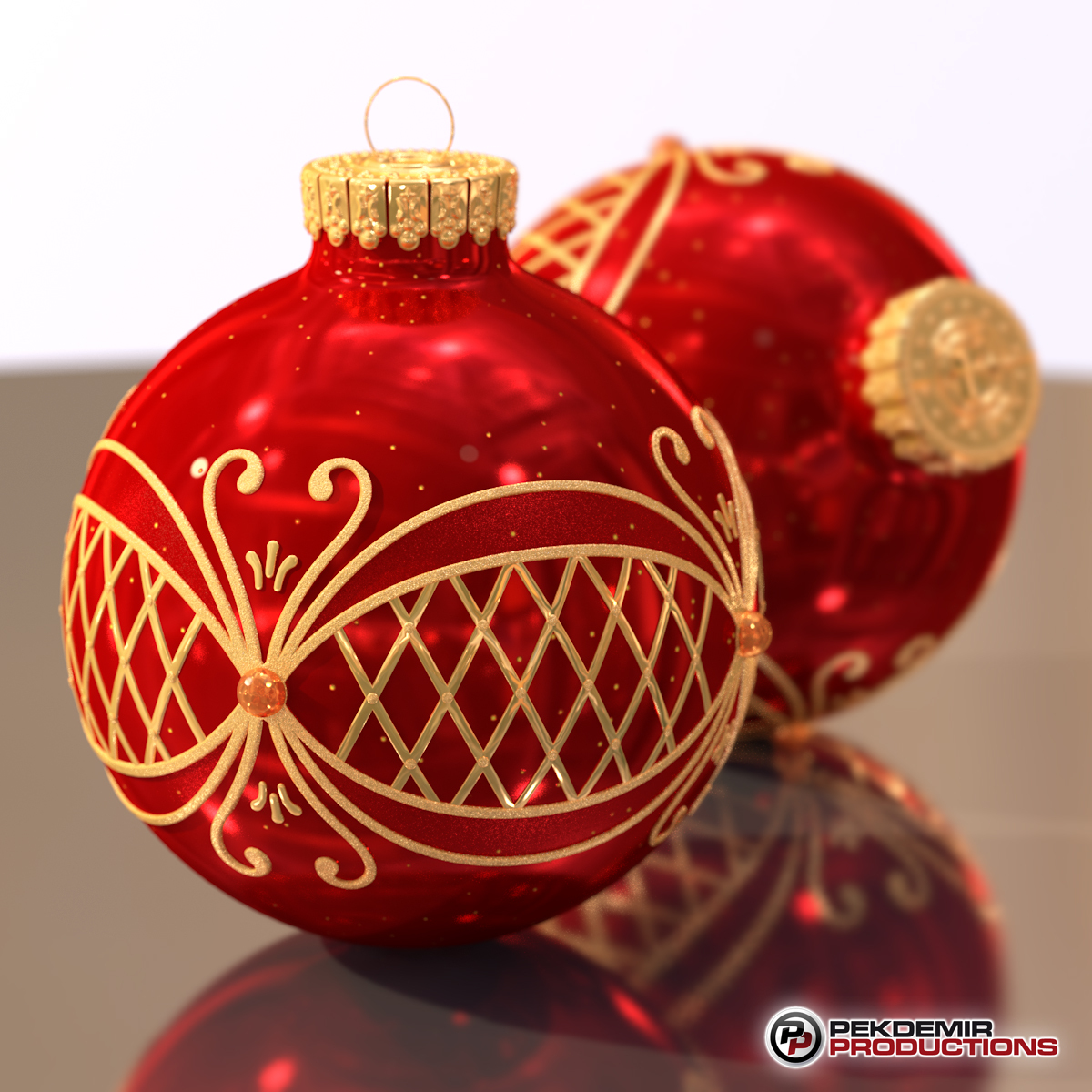christmas ball 3d ma