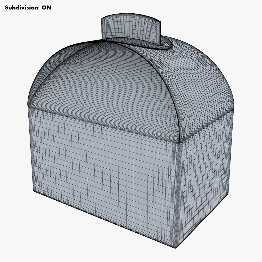 3D Package Cardboard Treat Box M 1 - TurboSquid 2146945