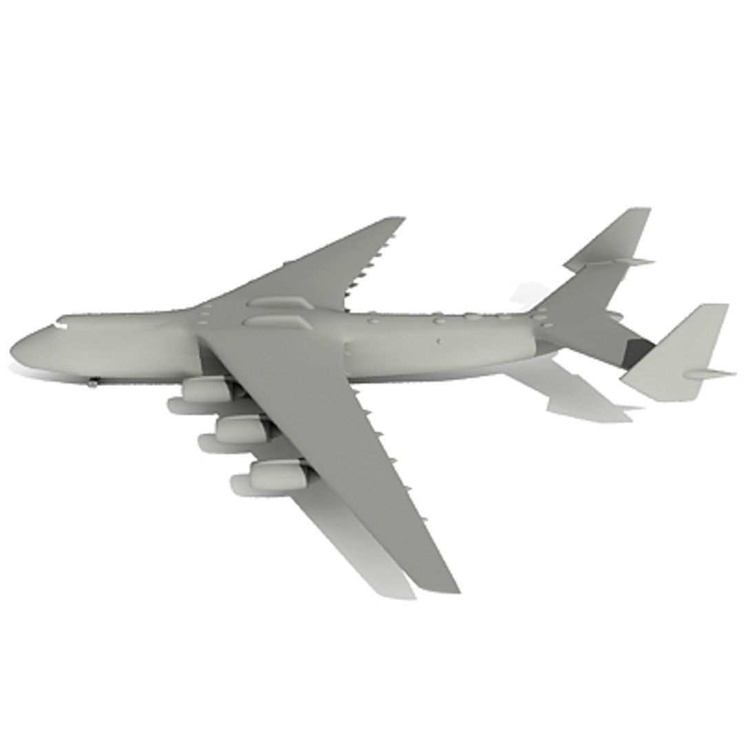 3d Model Of Antonov An-225 Mriya