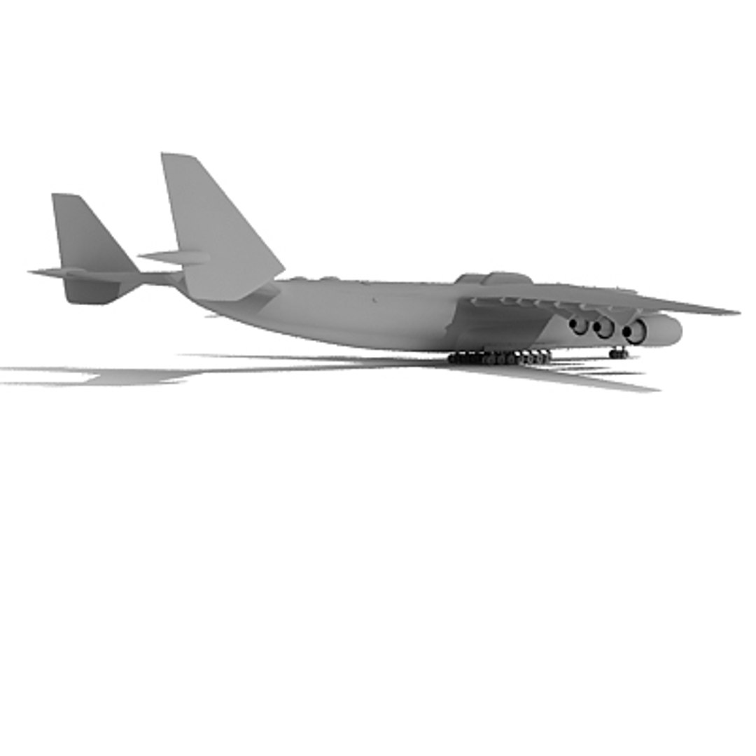 3d Model Of Antonov An-225 Mriya