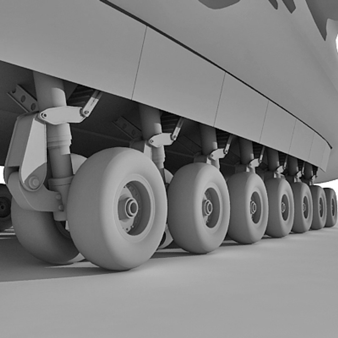 3d Model Of Antonov An-225 Mriya