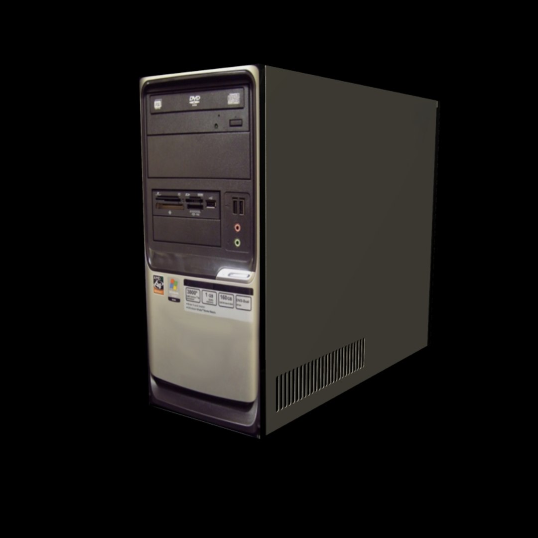 pc desktop computer 3d model