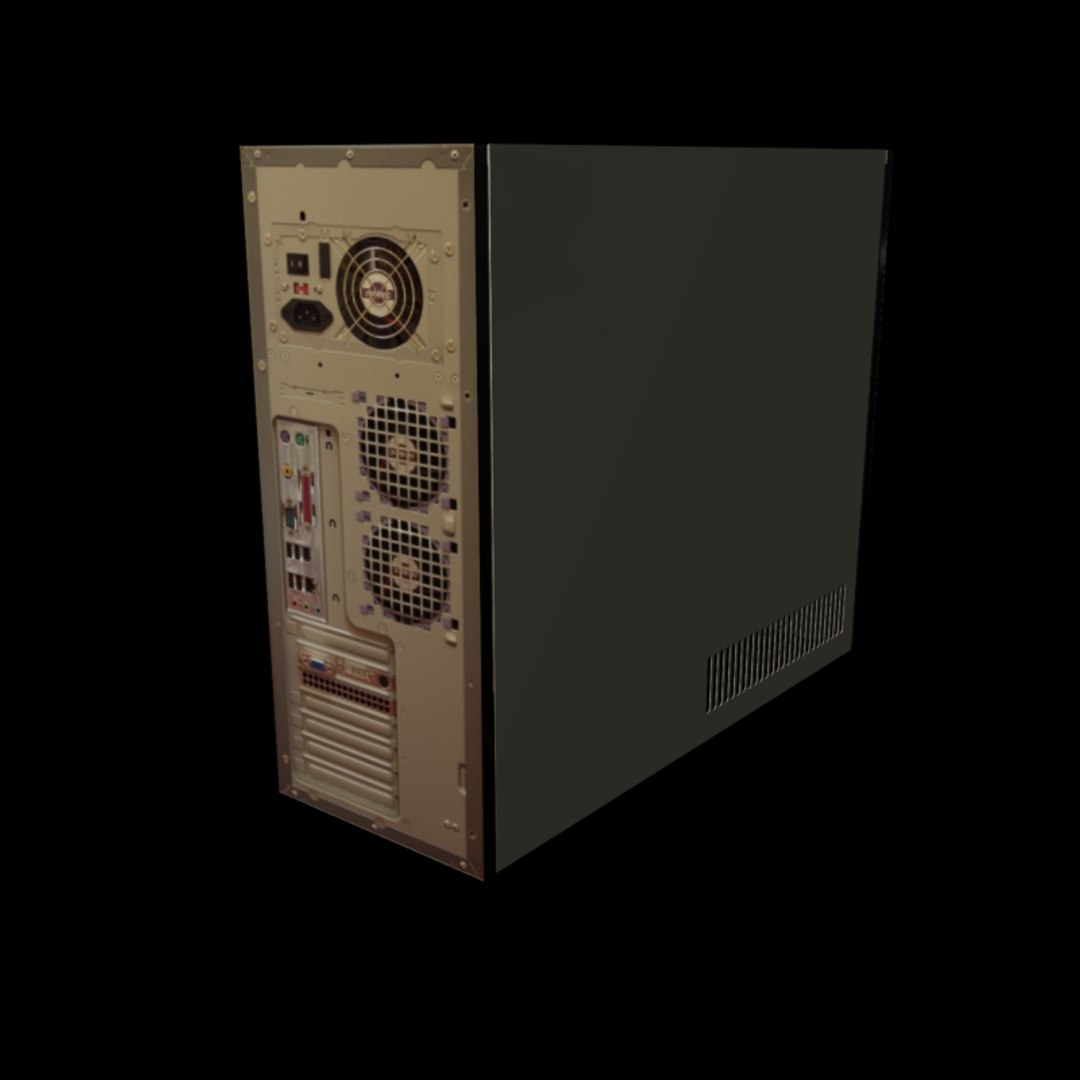 pc desktop computer 3d model