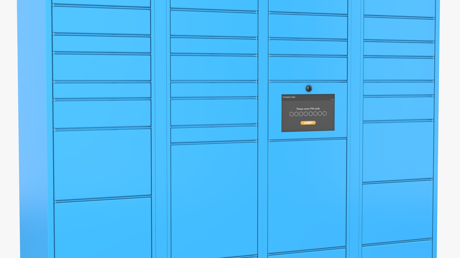 Gym And Delivery Lockers Bundle 3D Model - TurboSquid 2393054