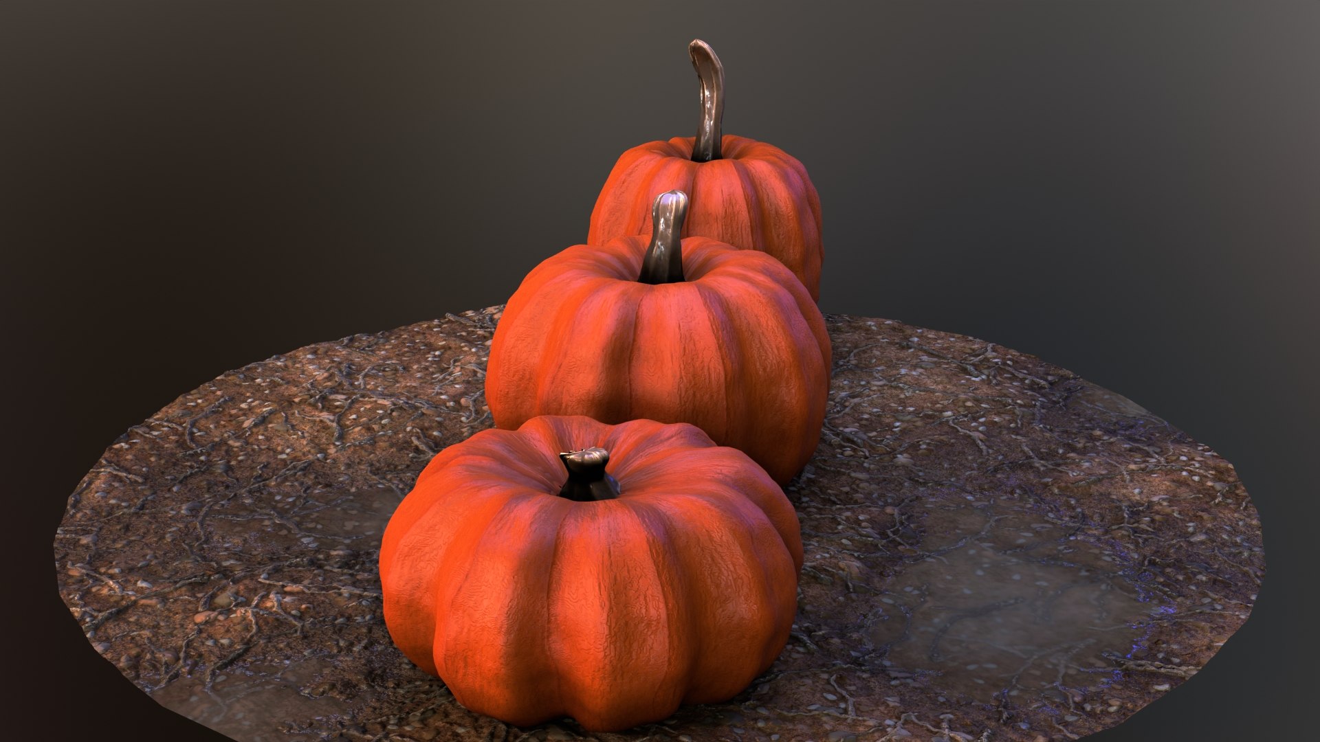Lowpoly Pumpkins 3D Model - TurboSquid 1960549