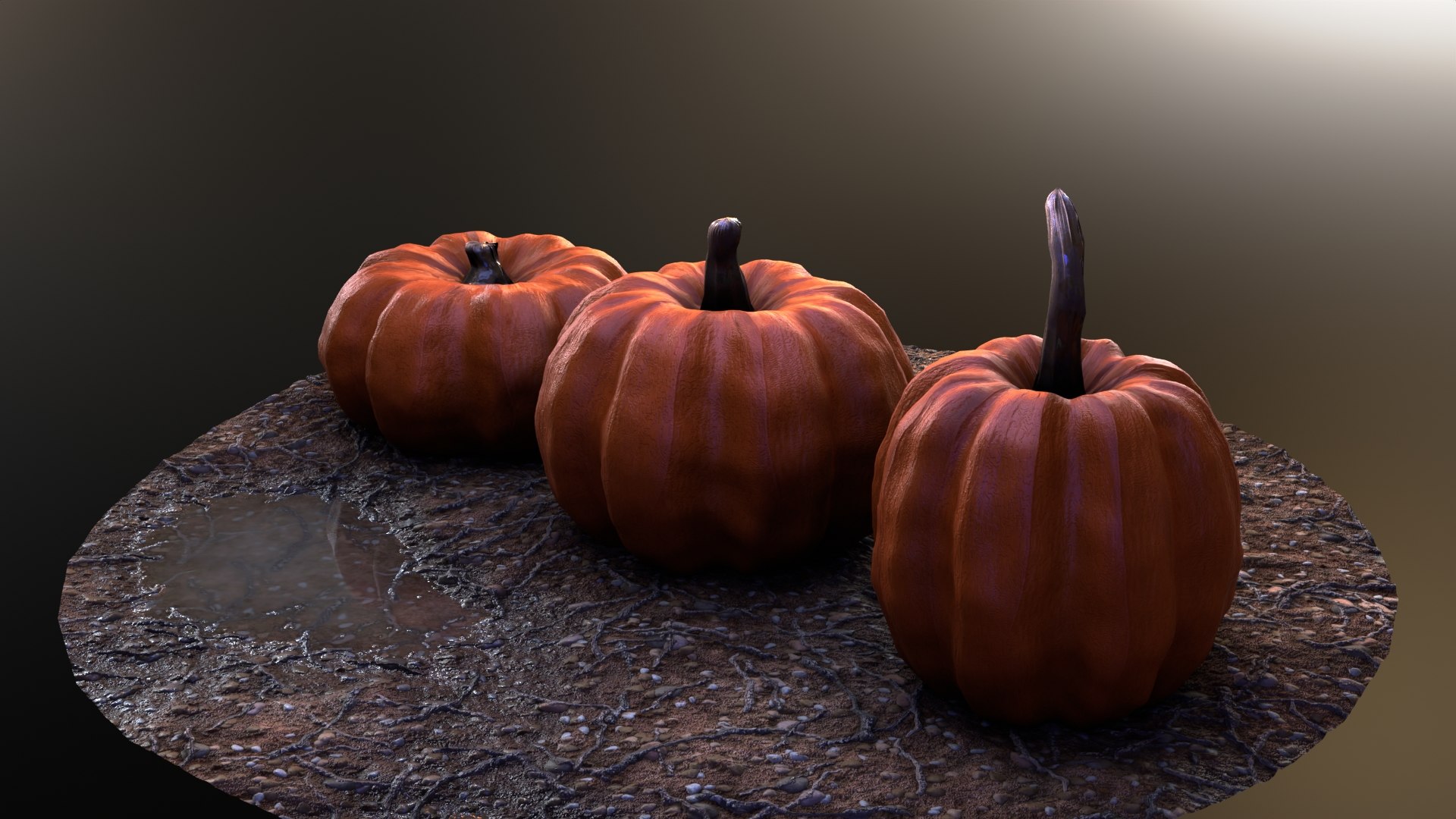 Lowpoly Pumpkins 3D Model - TurboSquid 1960549