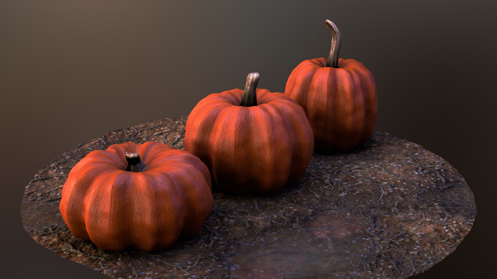 Lowpoly Pumpkins 3D Model - TurboSquid 1960549