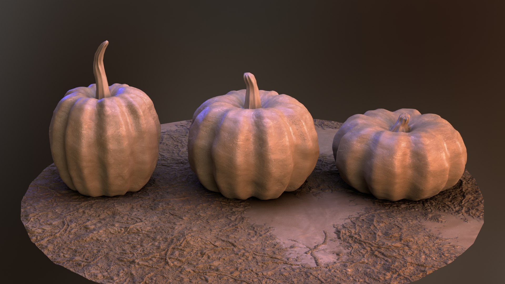 Lowpoly Pumpkins 3D Model - TurboSquid 1960549