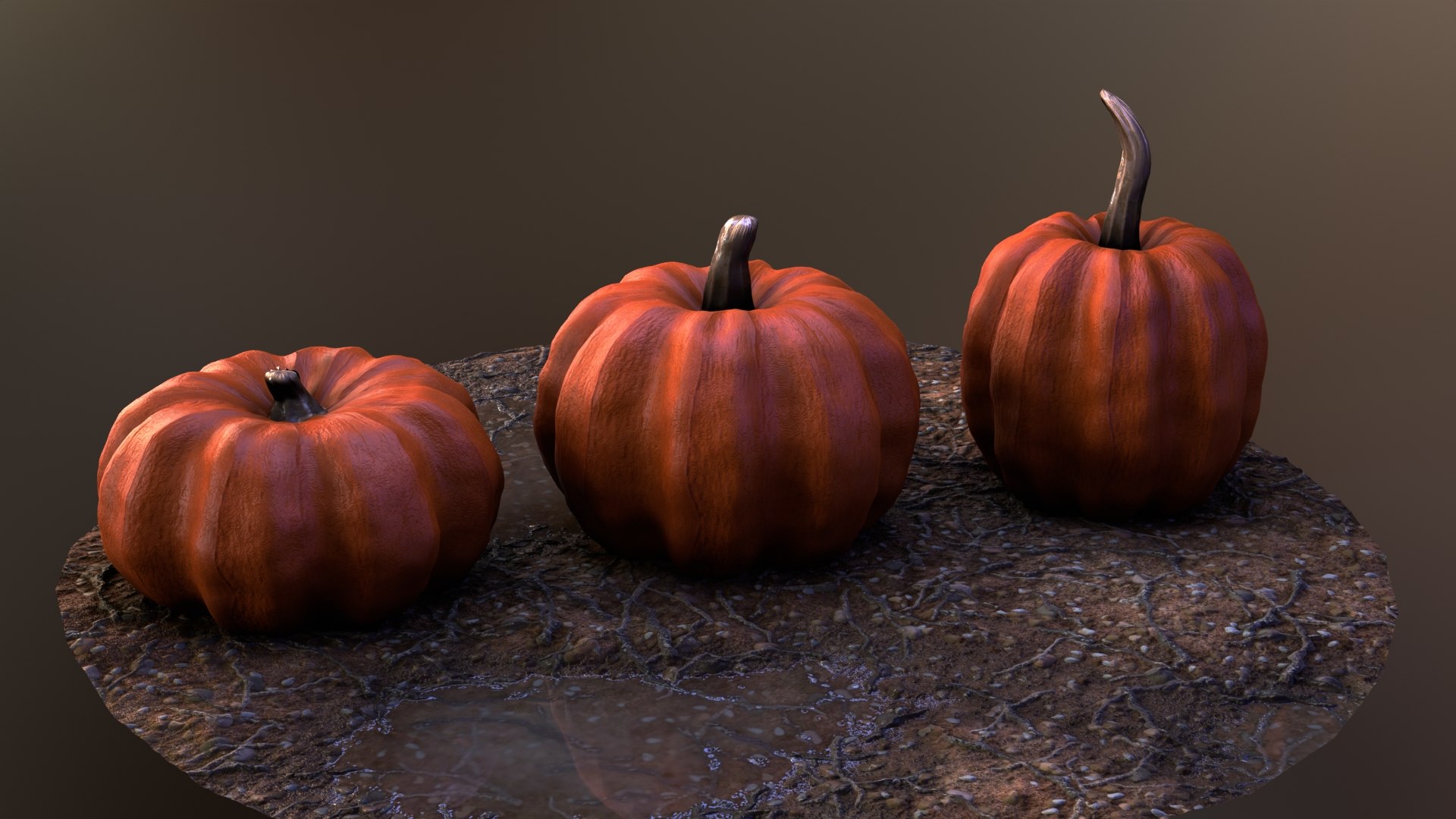 Lowpoly Pumpkins 3D Model - TurboSquid 1960549