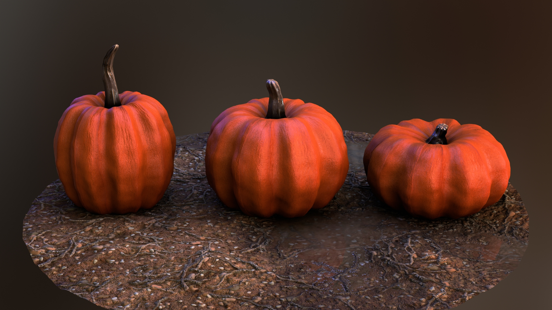 Lowpoly Pumpkins 3D Model - TurboSquid 1960549