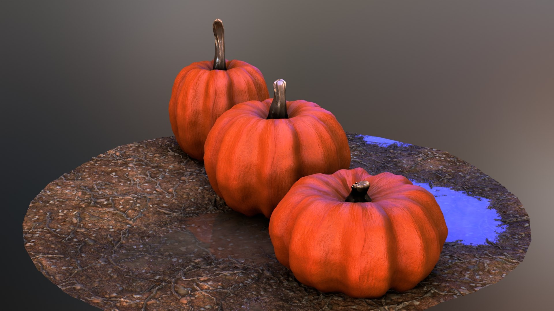 Lowpoly Pumpkins 3D Model - TurboSquid 1960549