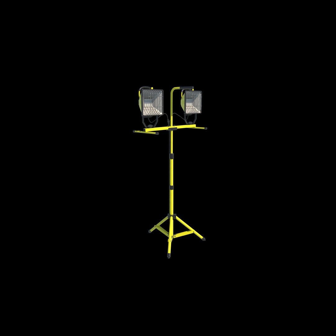 Halogen Work Lights 3D Model 3D - TurboSquid 2339362