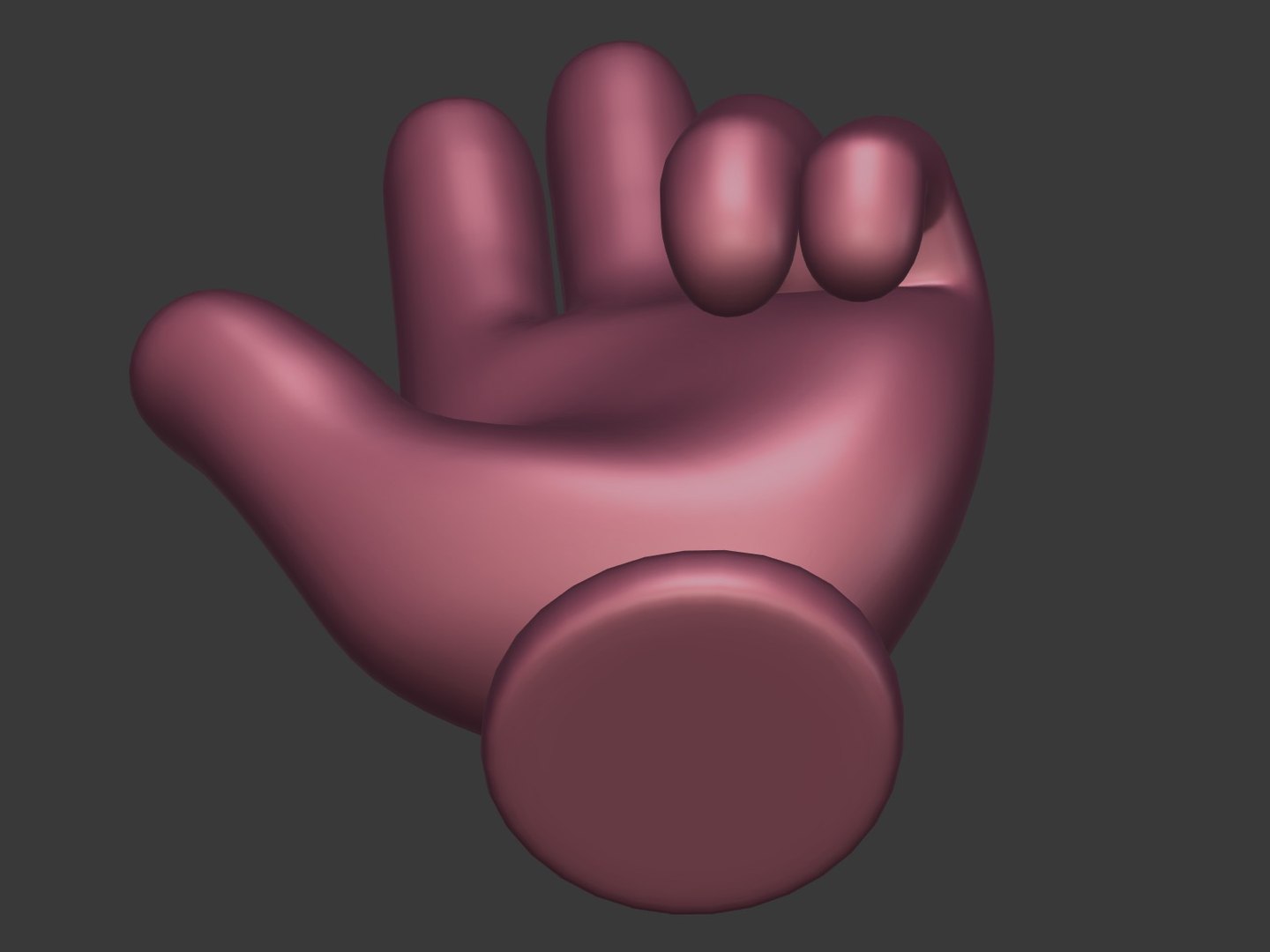 Cartoon hand 3D model - TurboSquid 1368236