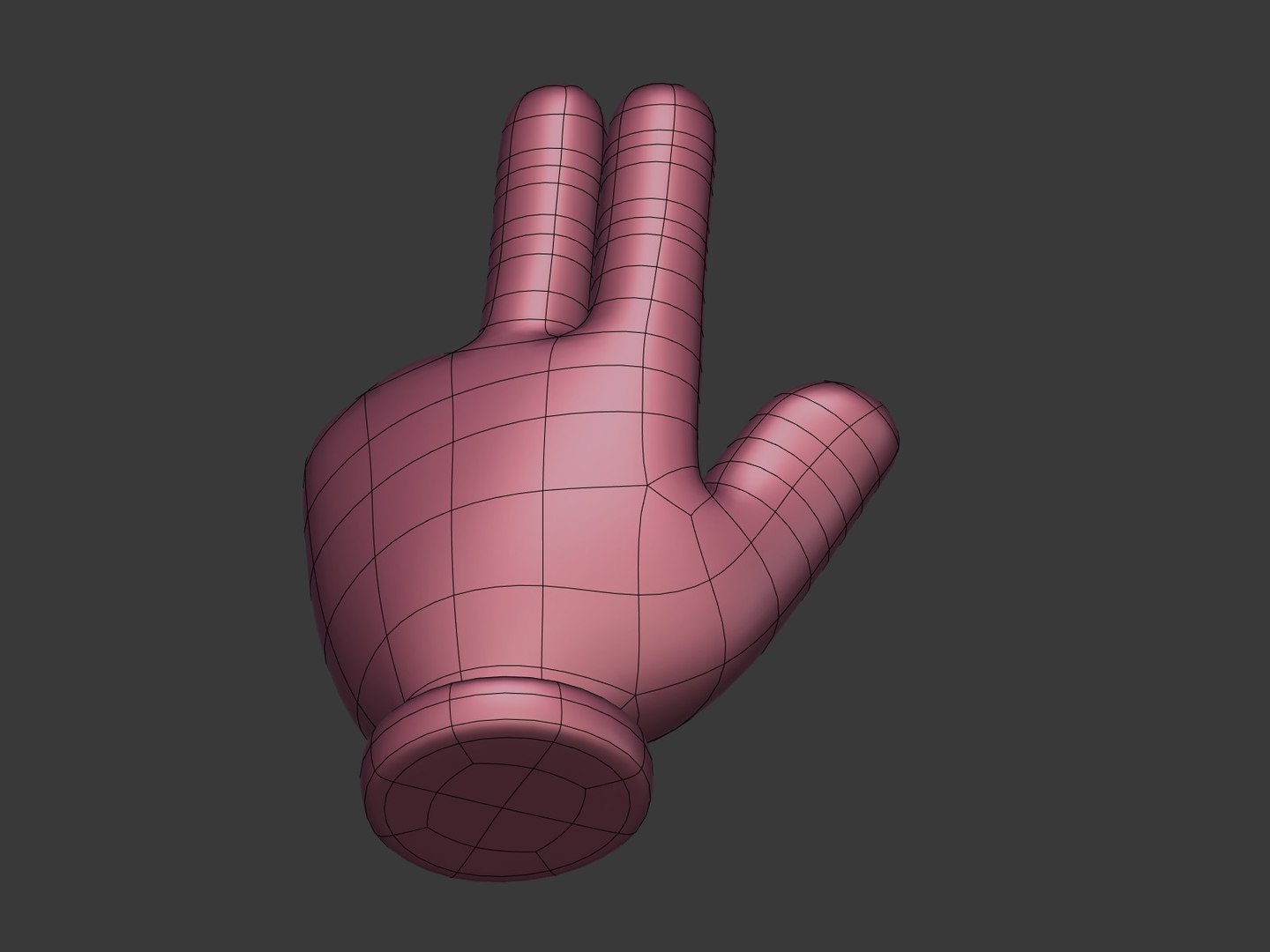 Cartoon Hand 3D Model - TurboSquid 1368236