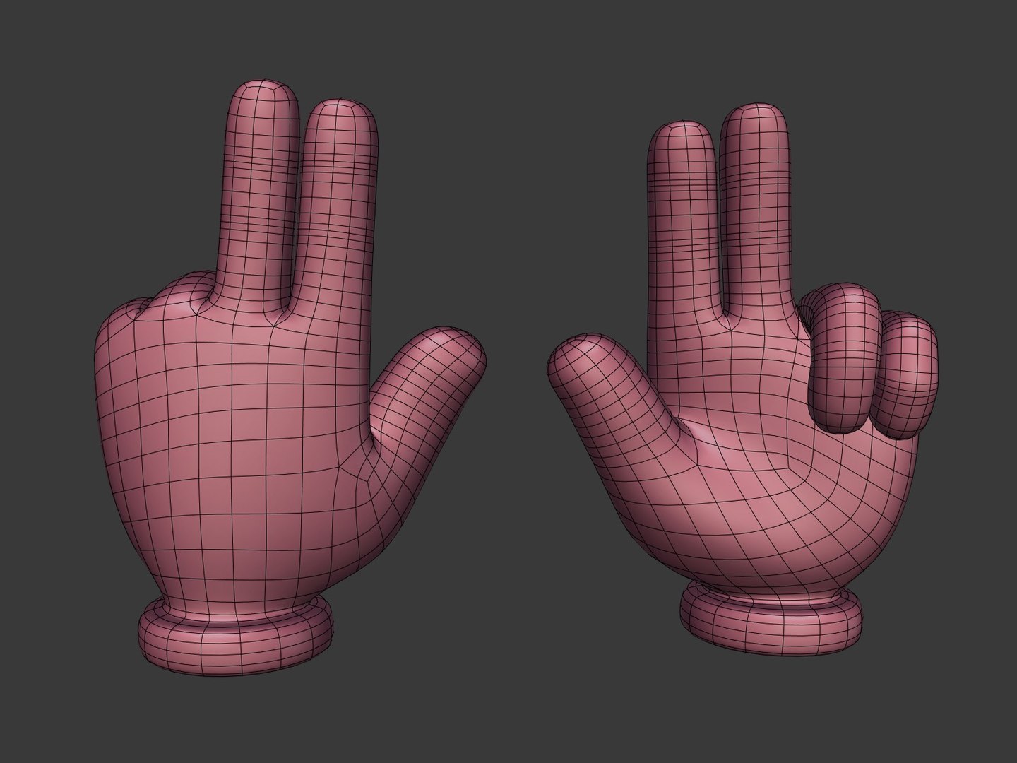 Cartoon Hand 3D Model - TurboSquid 1368236