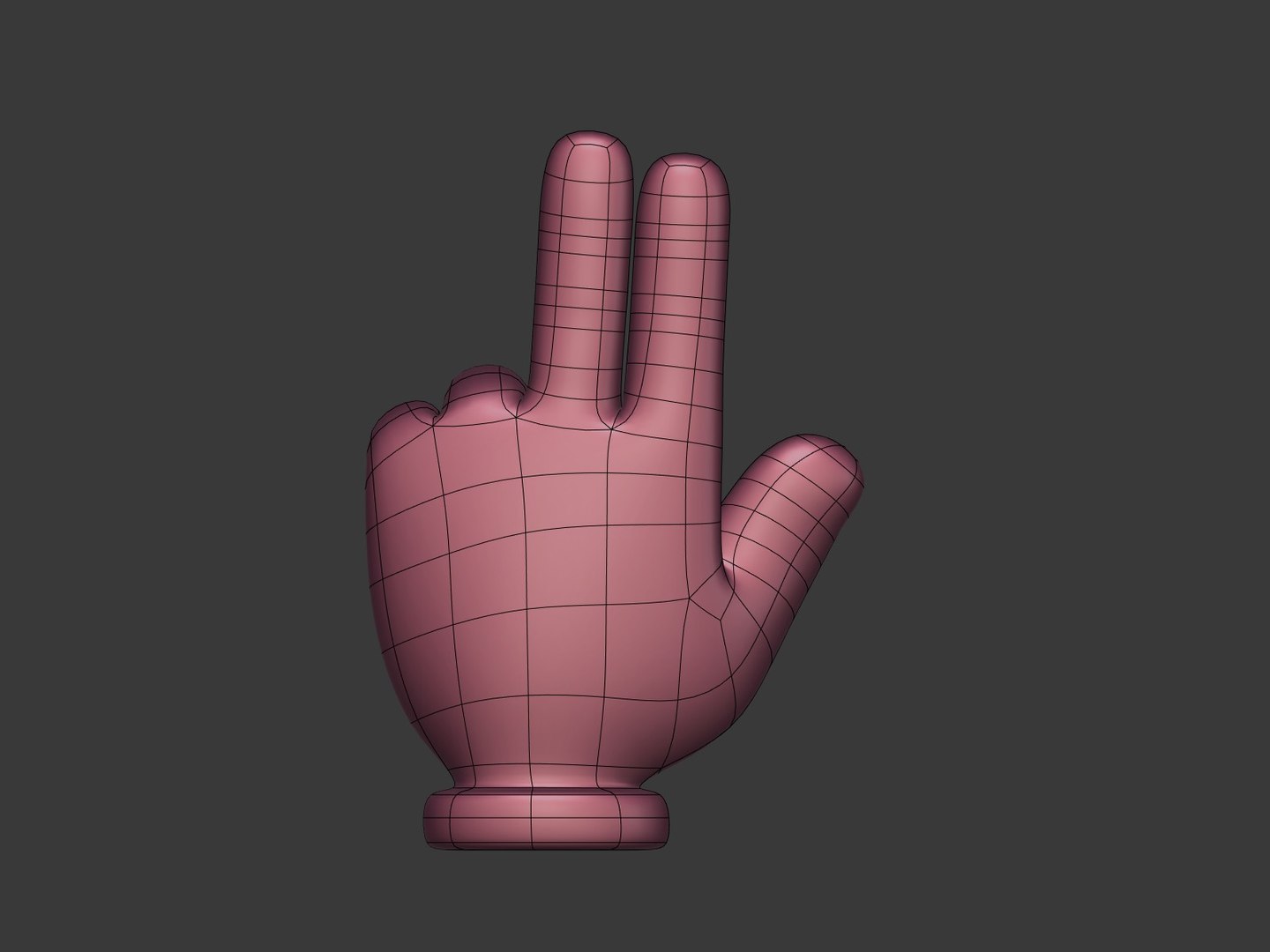 Cartoon Hand 3D Model - TurboSquid 1368236