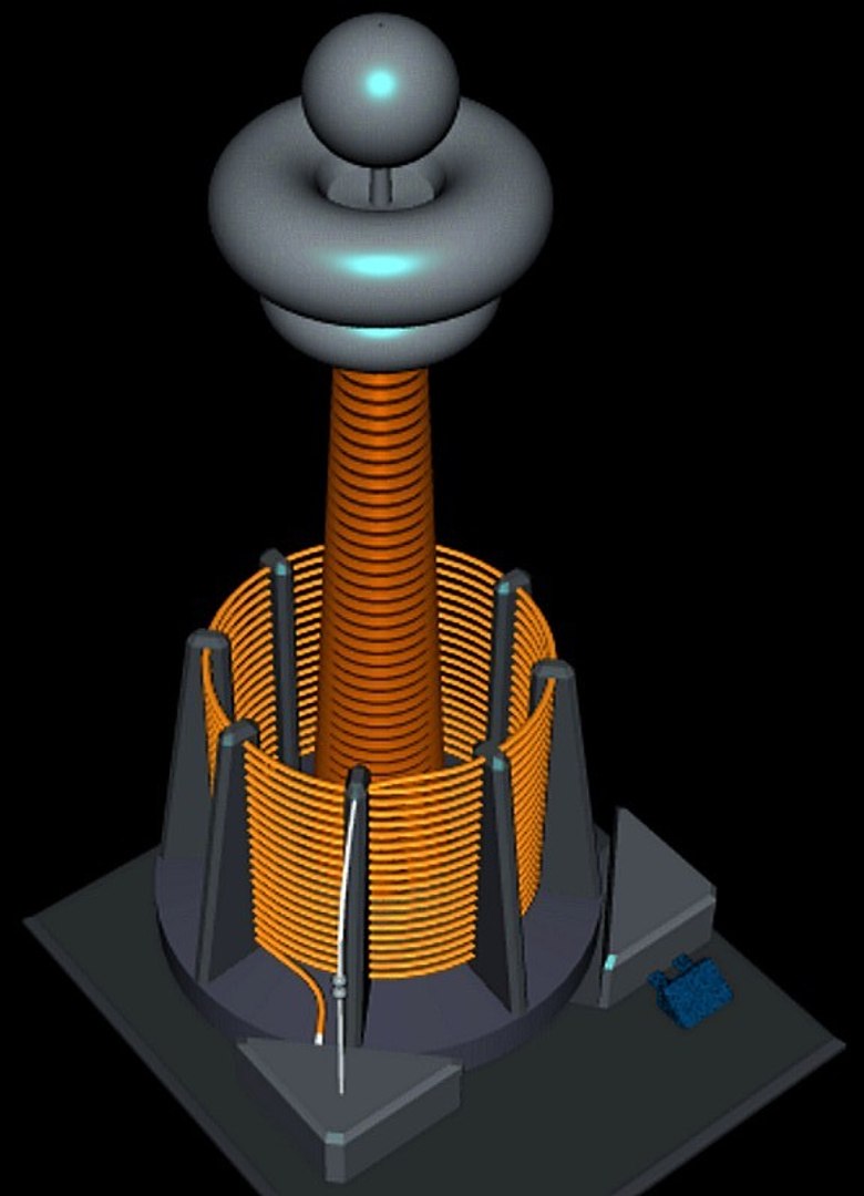 3ds Max Tesla Coil
