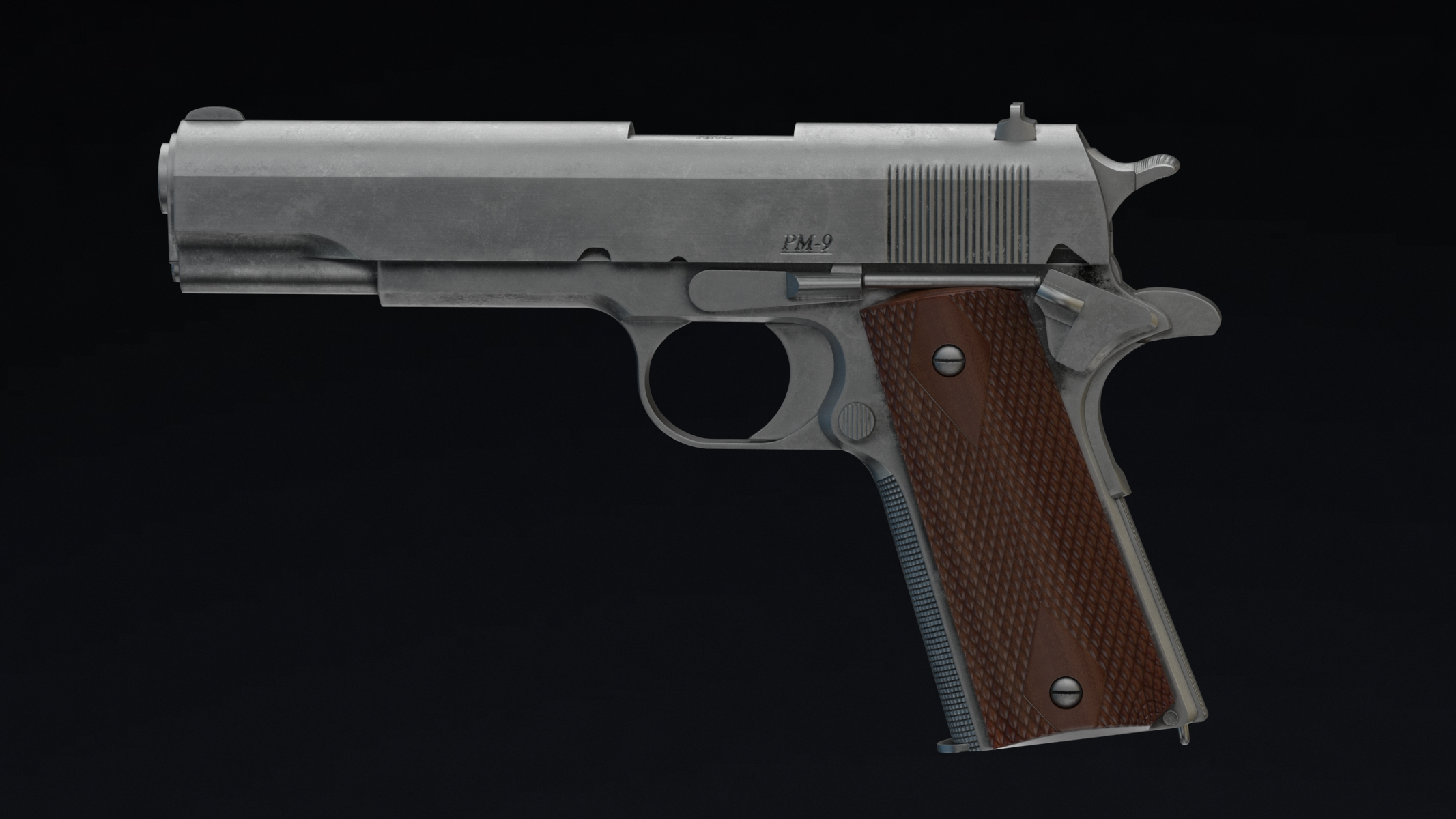 3D model Dan Wesson M1911 ACP Low Poly - TurboSquid 1806068