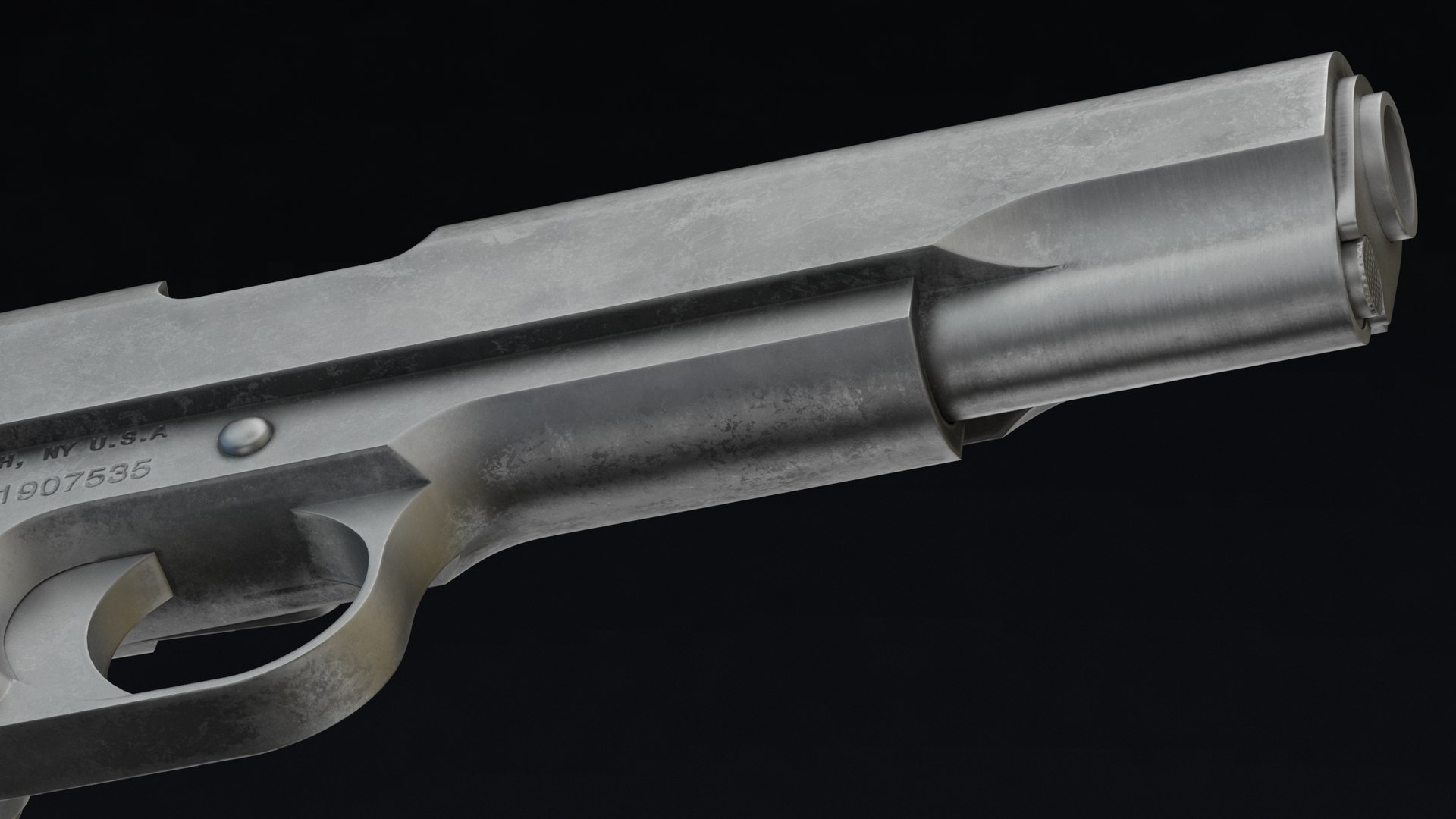 3D Model Dan Wesson M1911 ACP Low Poly - TurboSquid 1806068