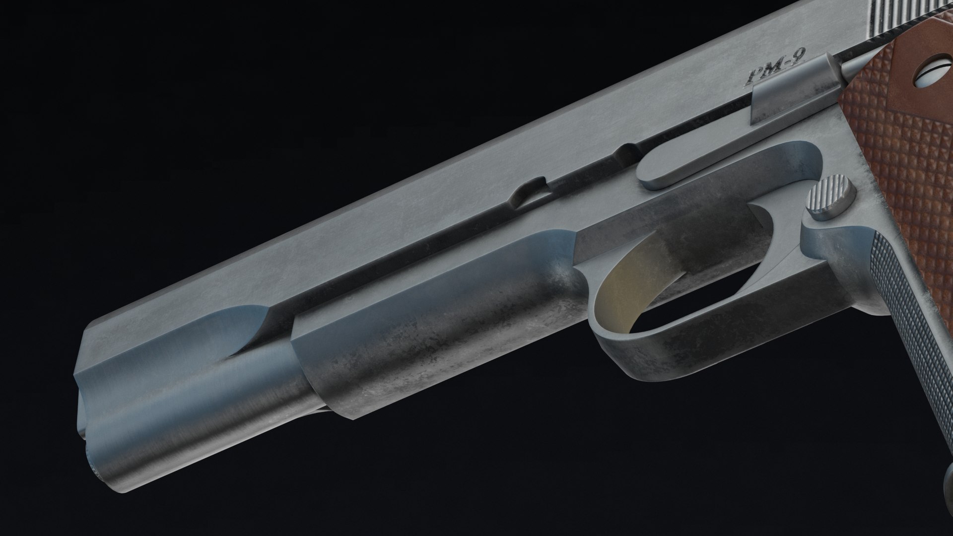 3D Model Dan Wesson M1911 ACP Low Poly - TurboSquid 1806068