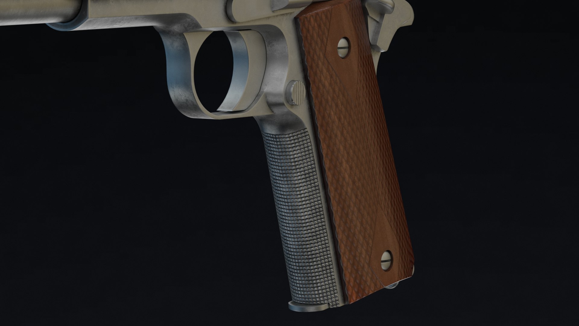 3D Model Dan Wesson M1911 ACP Low Poly - TurboSquid 1806068