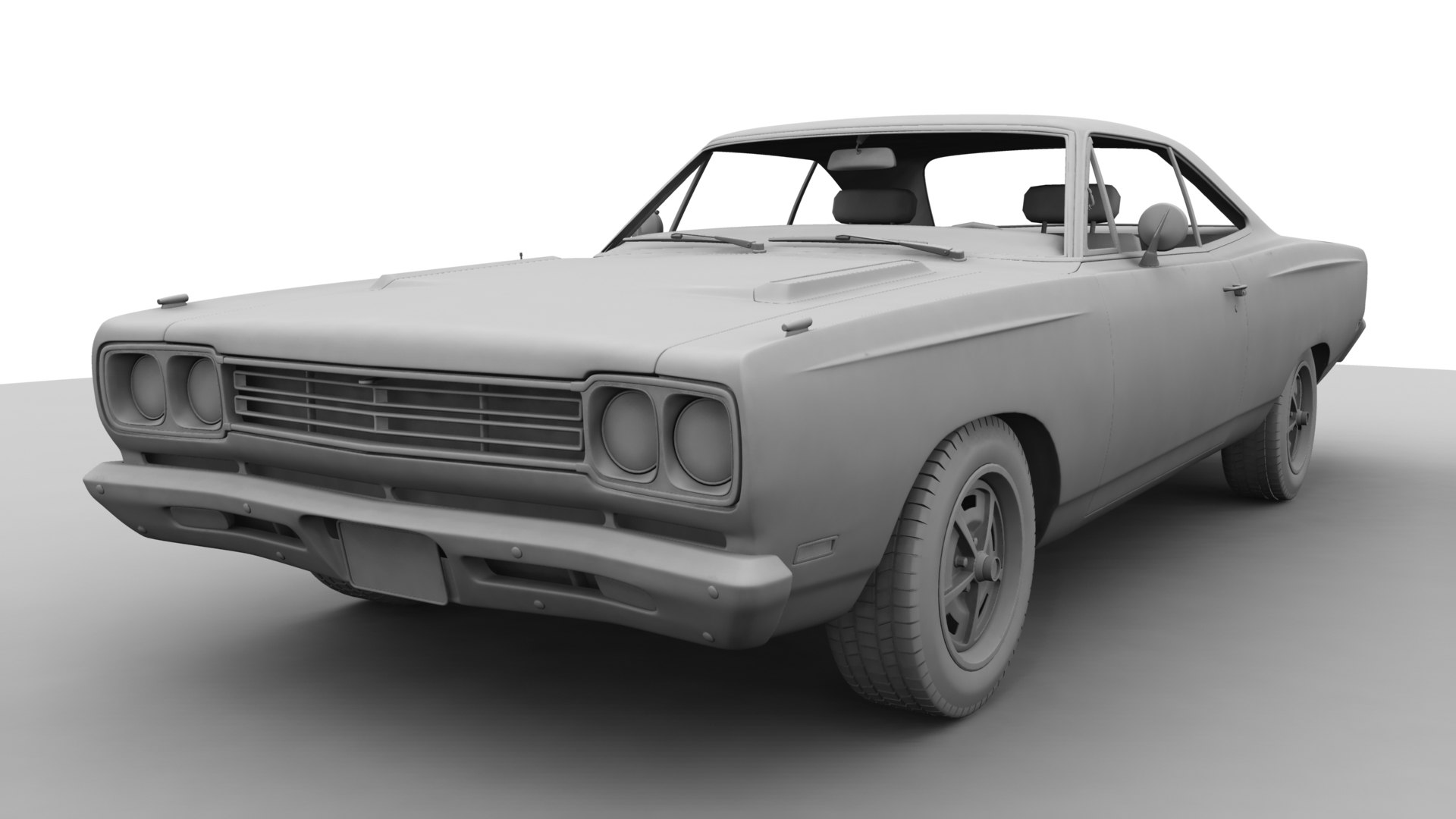 Plymouth Road Runner 1969 3D Model - TurboSquid 1741468