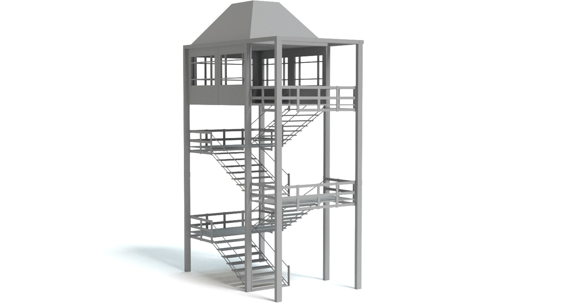 3D Tower Model - TurboSquid 1287410